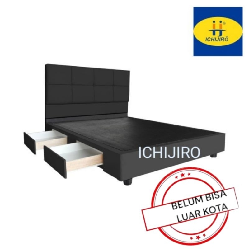 Jual Dipan Divan Sandaran 100x200 Laci Anti Air Tempat Tidur Grazio ...