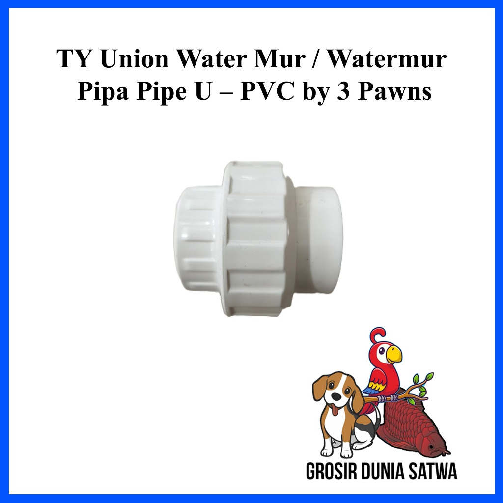 Jual Pipa Aquarium TY Union Water Mur / Watermur Pipa Pipe U – PVC by 3 Pawns | Shopee Indonesia