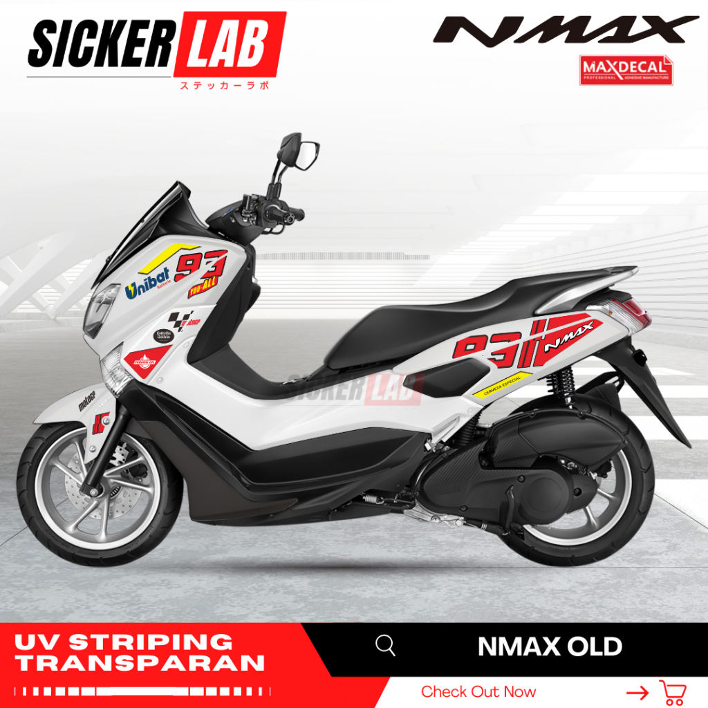 Jual DECAL NMAX OLD TRANSPARAN / STRIPING NMAX OLD UV PRINT TRANSPARAN ...