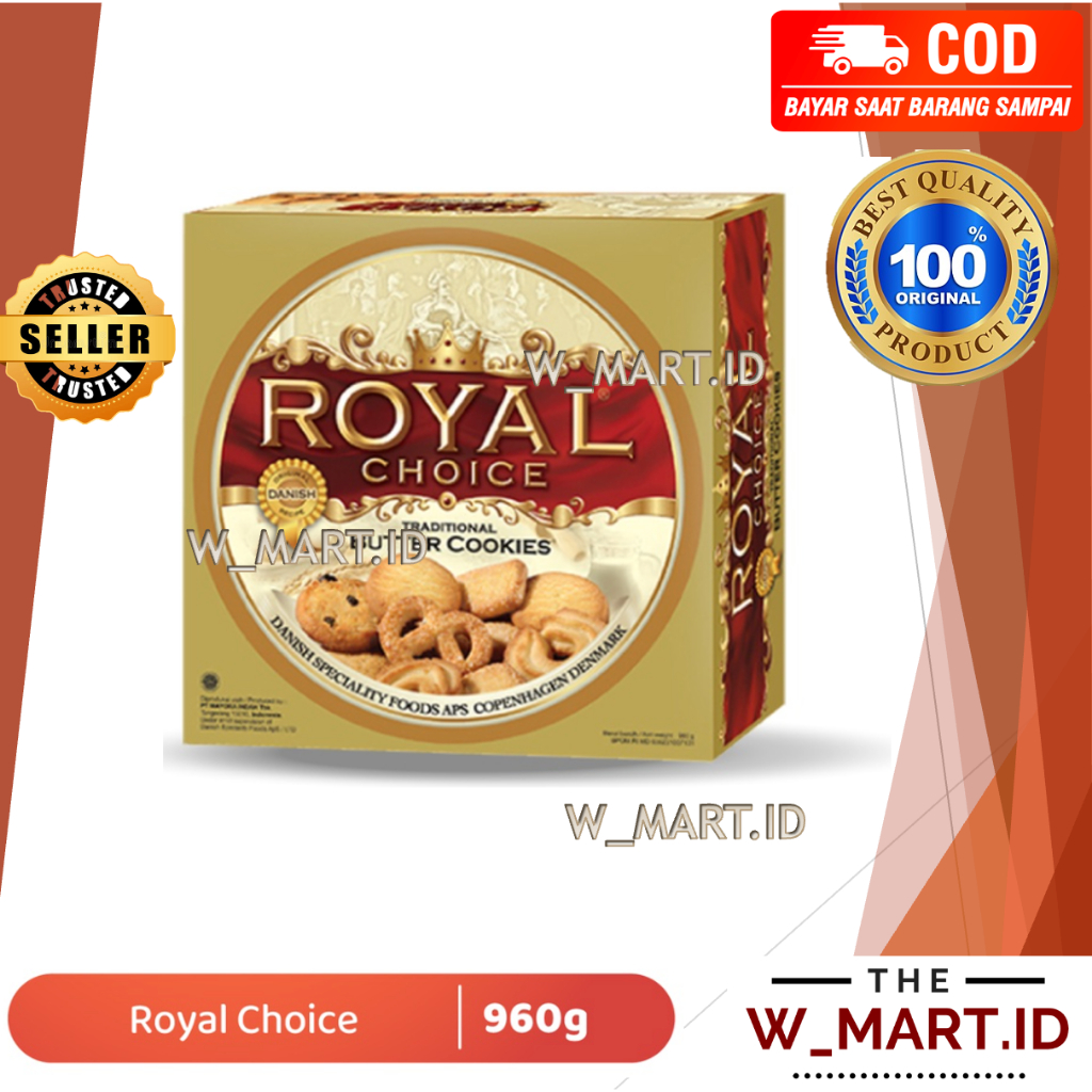 Jual ROYAL CHOICE BUTTER COOKIES BISKUIT MENTEGA KALENG BESAR LEBARAN ...