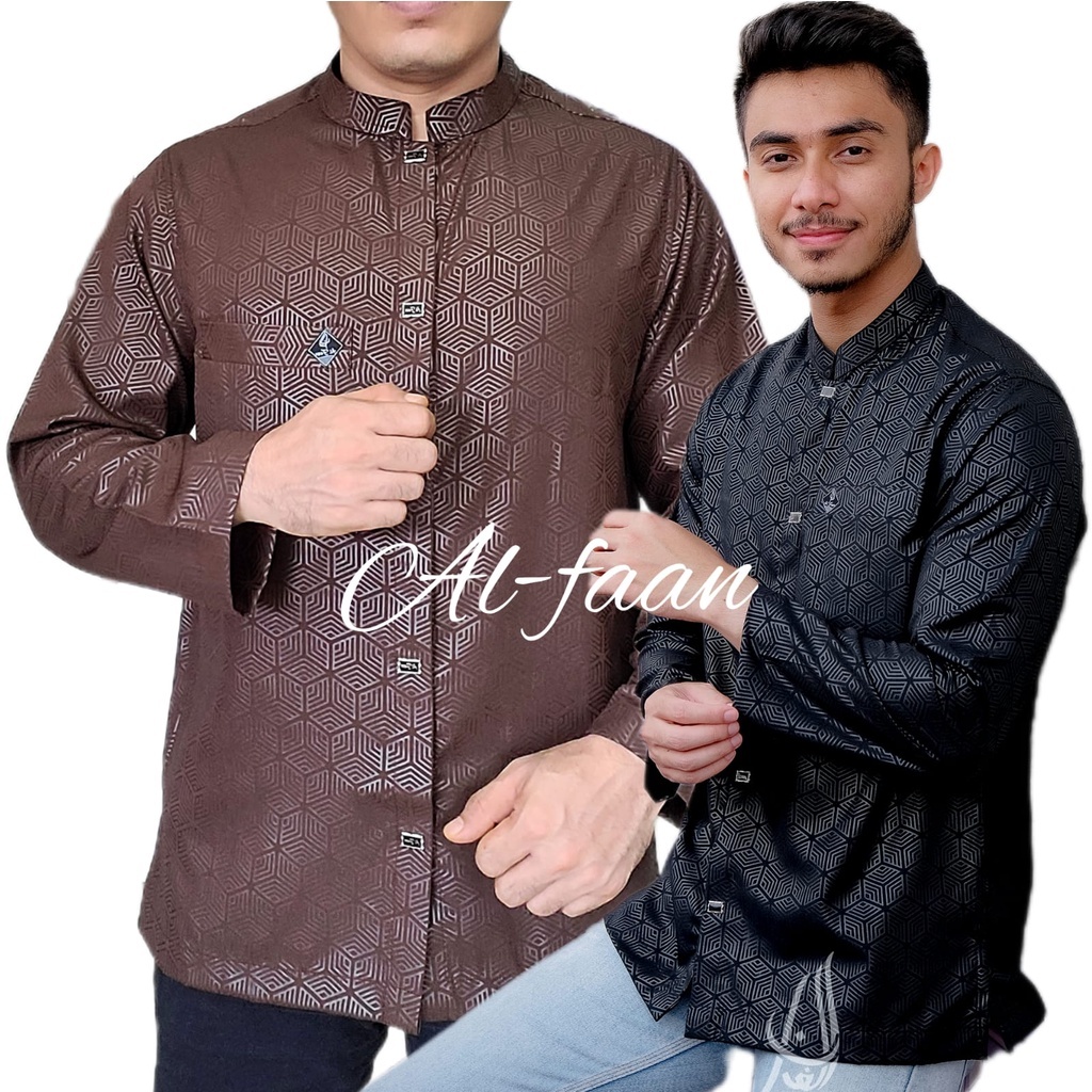 Jual Baju Koko Lengan Panjang Pria Kemeja kemko atasan pria muslim ...