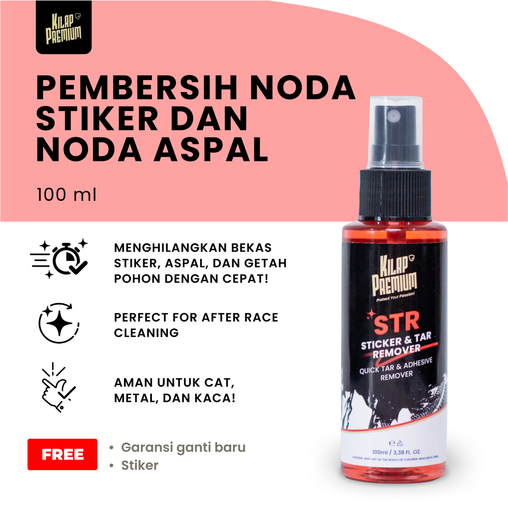 Jual STR Sticker And Tar Remover | Kilap Premium - Penghilang Bekas ...