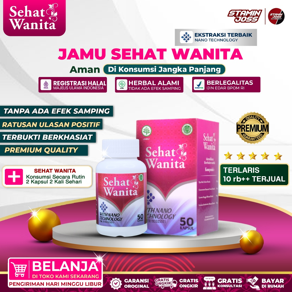 Jual Sehat Wanita Original Obat Herbal Alami Khusus Untuk Atasi Masalah ...
