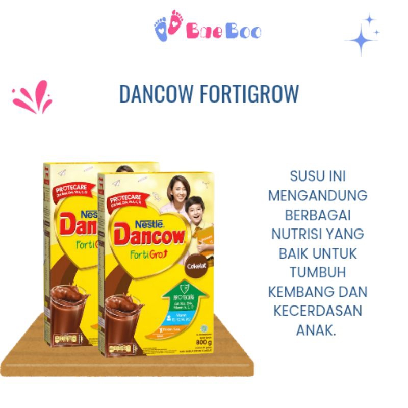 Jual DANCOW FORTIGROW 390GRAM RASA COKLAT | Shopee Indonesia