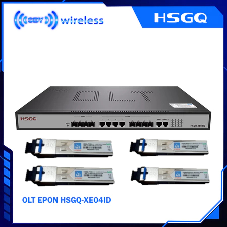 Jual PAKET OLT HSGQ EPON XE04ID + SFP Px20+++ 9dB | Shopee Indonesia
