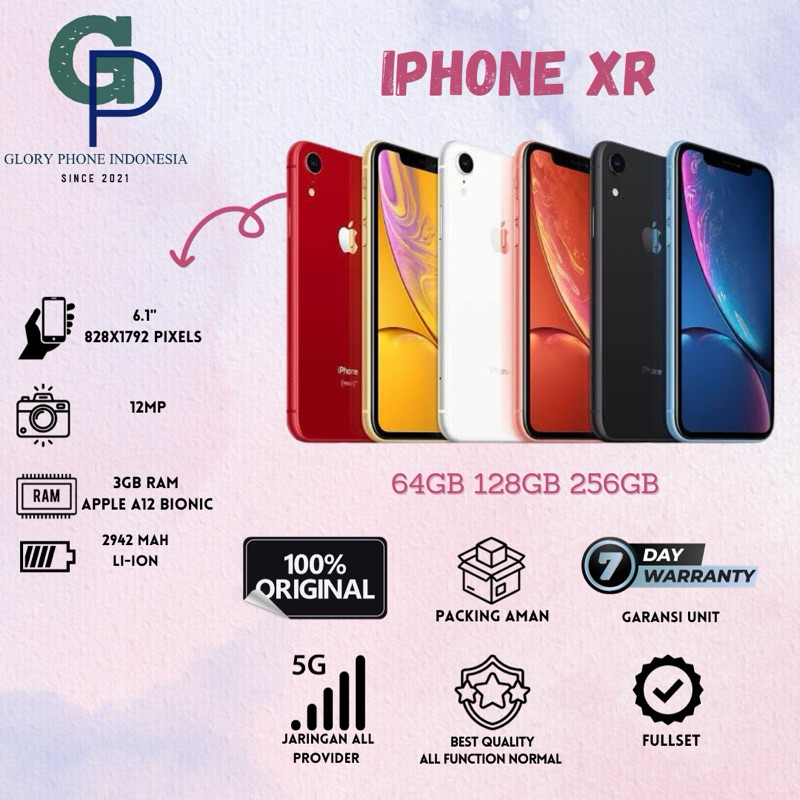 Jual ip XR 64GB 128GB 256GB Fullset | Shopee Indonesia