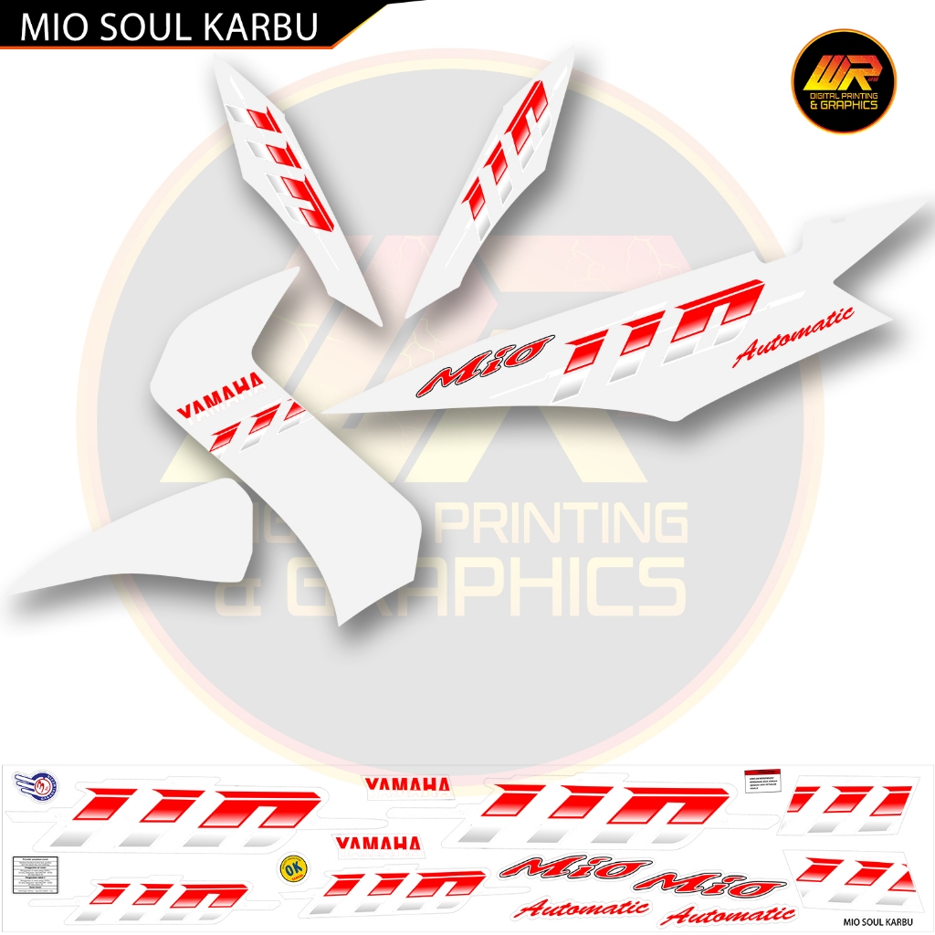 Jual Striping Stiker Trasparan Mio Soul Karbu New Design Vietnam Style ...