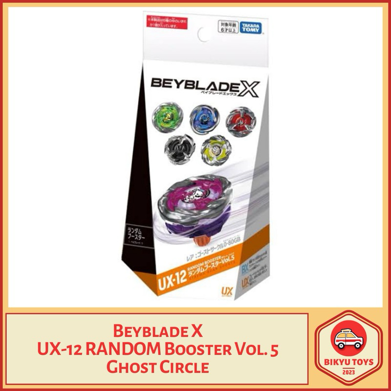 Jual Beyblade X UX-12 Ghost Circle Ratchet 0-80 Bit GB E H Hexa Gear Ball ELEVATE RANDOM Booster ...