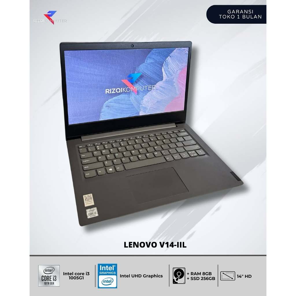 Jual Lenovo V14-IIL Intel Core i3-1005G1 Ram 8GB SSD 256GB bgh | Shopee Indonesia