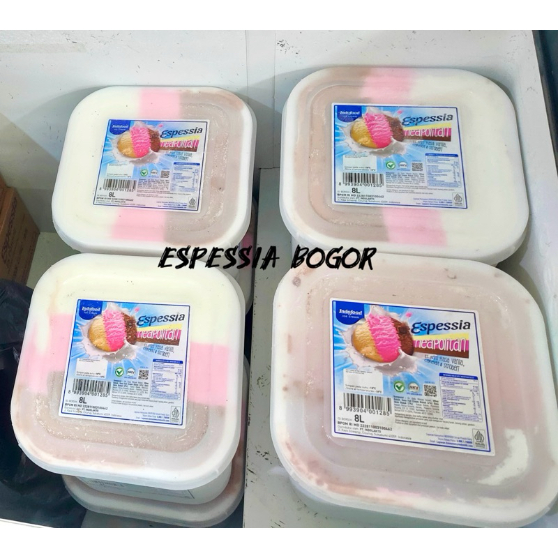 Jual INDOFOOD - ESPESSIA ICE CREAM BULK 8 LITER INDOESKRIM ES KRIM ...