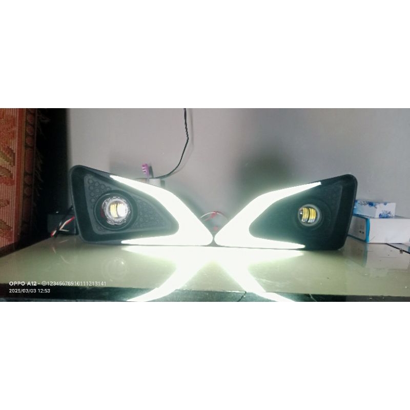 Jual Foglamp JB3 KW super bahan fiber daya 12V nyala putih lampu tembak ...