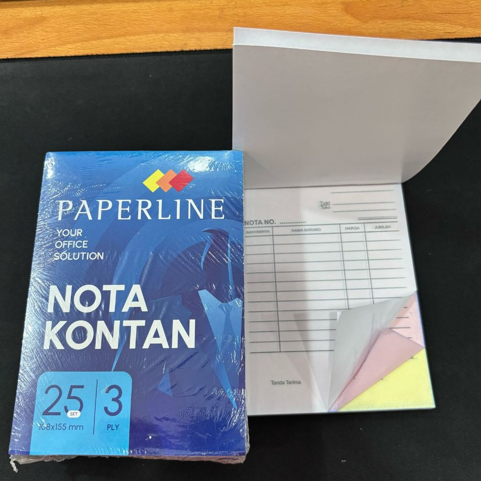 Jual Buku Nota Kontan 3 Ply Kecil Paperline / Nota Kontan 3 rangkap ...