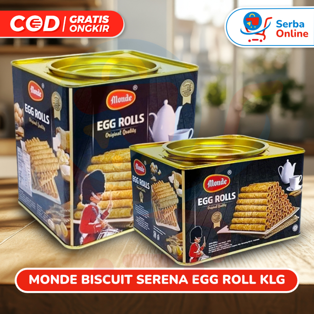 Jual MONDE BISCUIT SERENA EGG ROLL KLG 300g & 600g | Shopee Indonesia