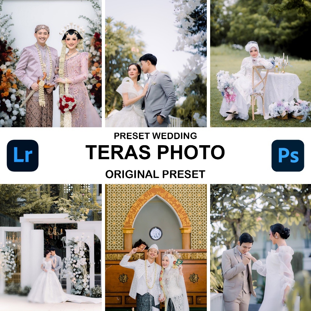 Jual PRESET WEDDING TERAS PHOTO ORIGINAL | Shopee Indonesia