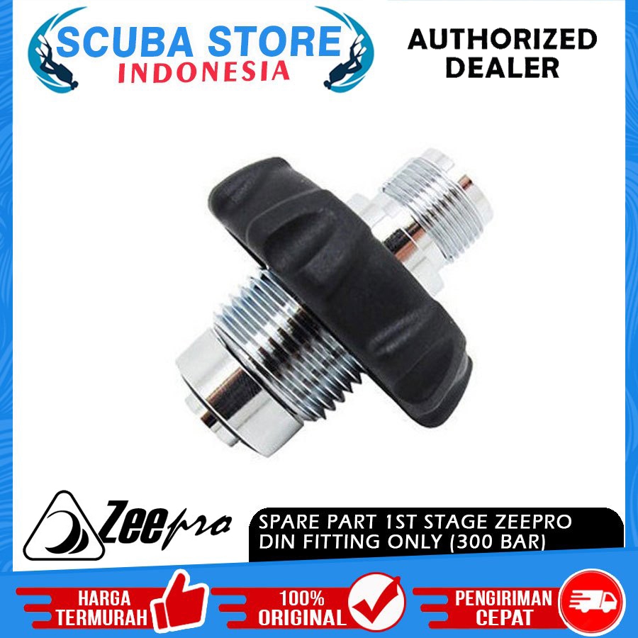 Jual Spare Part 1st First Stage Zeepro Din Fitting Only 300 BAR Standard Yoke & Din SparePart ...