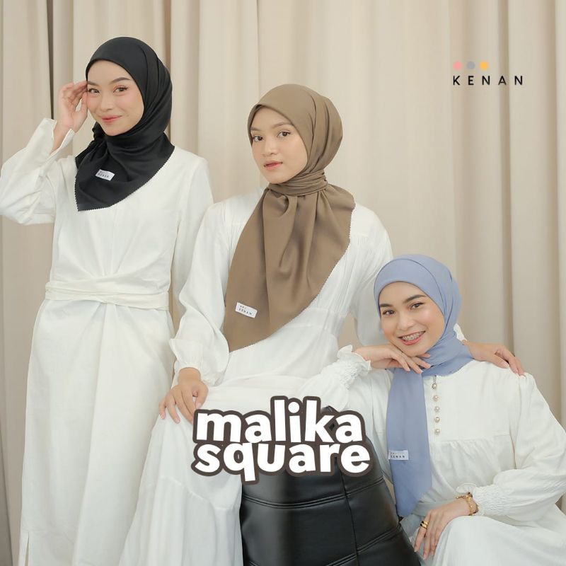 Jual Malika Square Hijab Paris Japan Lasercut Premiun KENAN Hijab ...