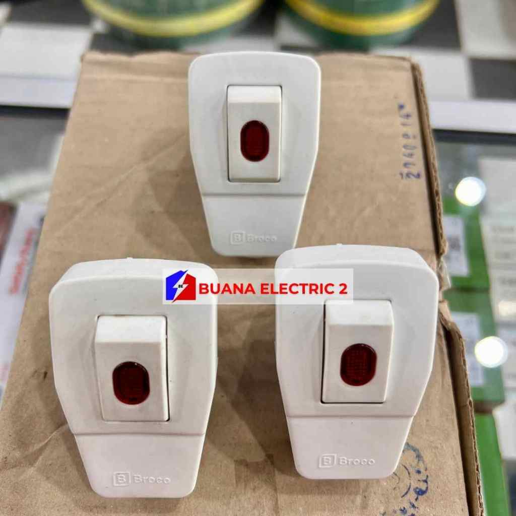 Jual Broco Steker Lampu Steaker Saklar colokan saklar Broco | Shopee ...