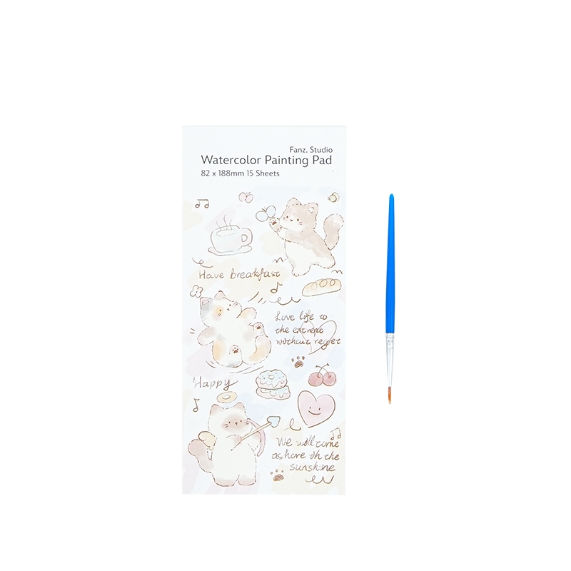 Jual OHSOME - Fanz Studio Watercolor Painting Pad 15 Sheets/Lembar ...