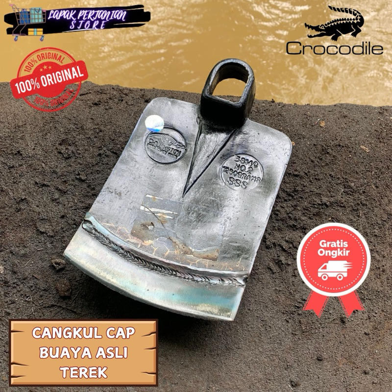 Jual CANGKUL CAP CROCODILE Asli Terek Anti Lengket Kuat Dan Tebal Cocok ...