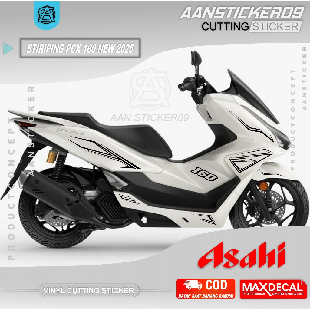 Jual striping pcx 160 new 2025 - stiker motor striping simple concept ...