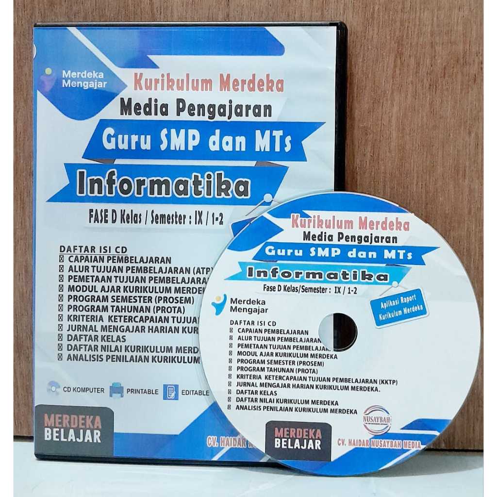 Jual MODUL AJAR INFORMATIKA SMP KELAS 9 KURIKULUM MERDEKA | Shopee Indonesia