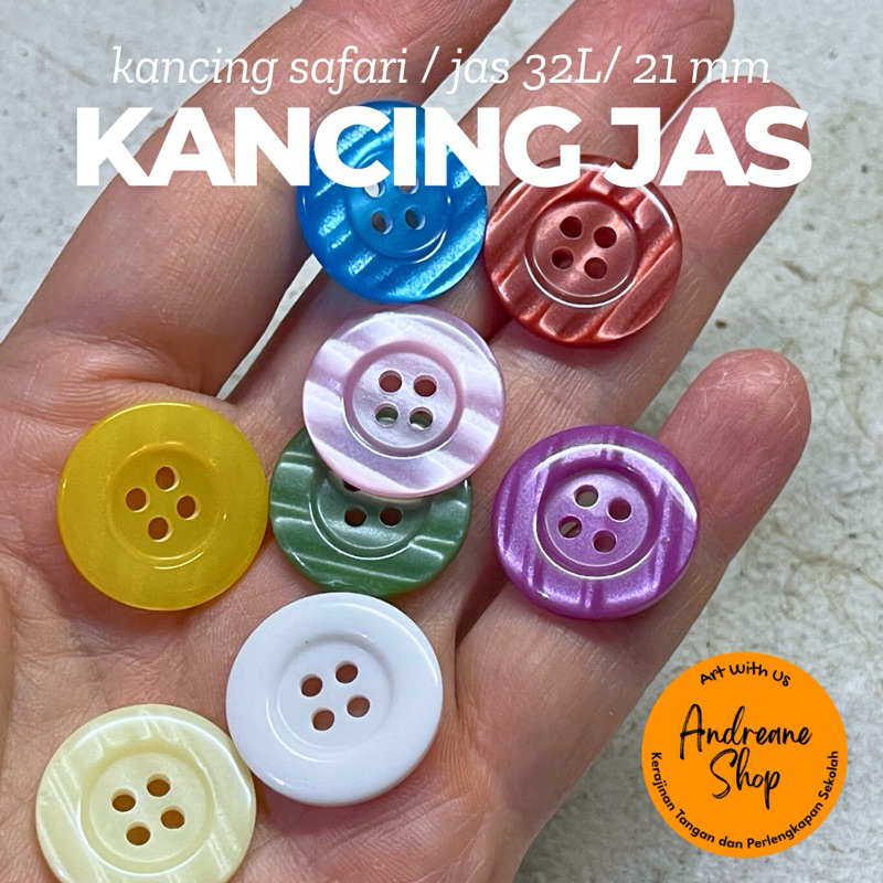 Jual Kancing Jas Safari Red Tulips CSS 32L/21 mm (12 pcs) | Shopee ...