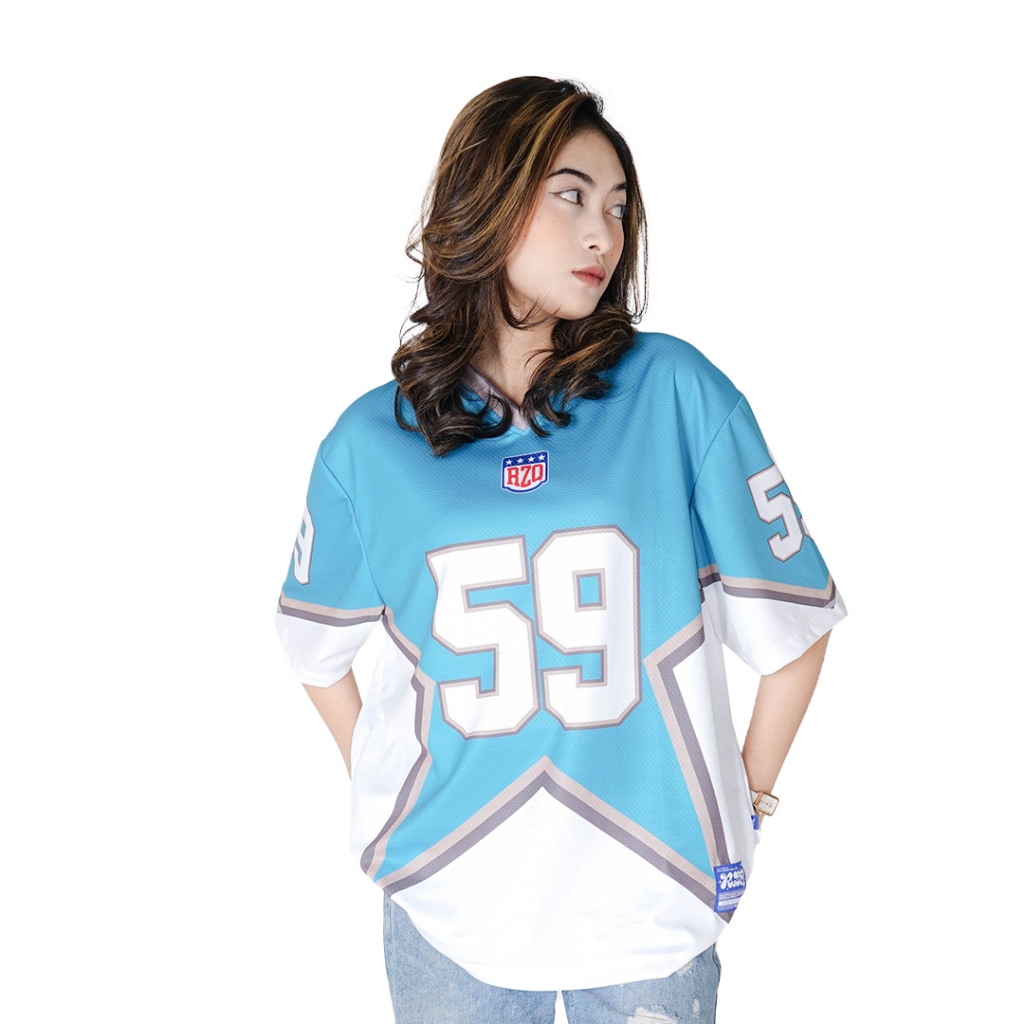Jual RZQ / 59 / Number Series / Jersey / Streetwear / Oversize / Music ...