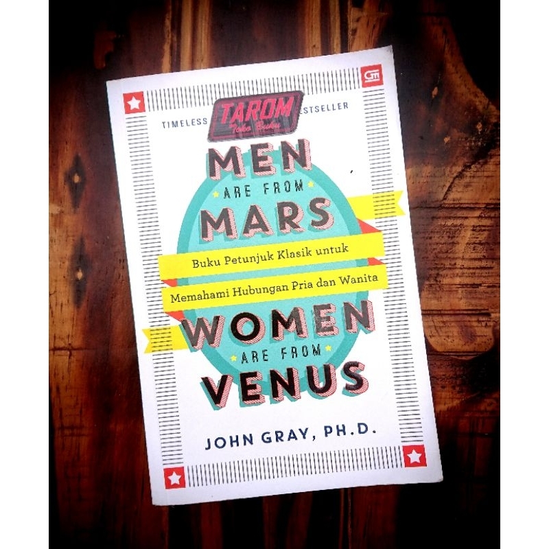 Jual MEN are from MARS, WOMAN are from VENUS (Buku Petunjuk Klasik untuk Memahami Hubungan Pria ...