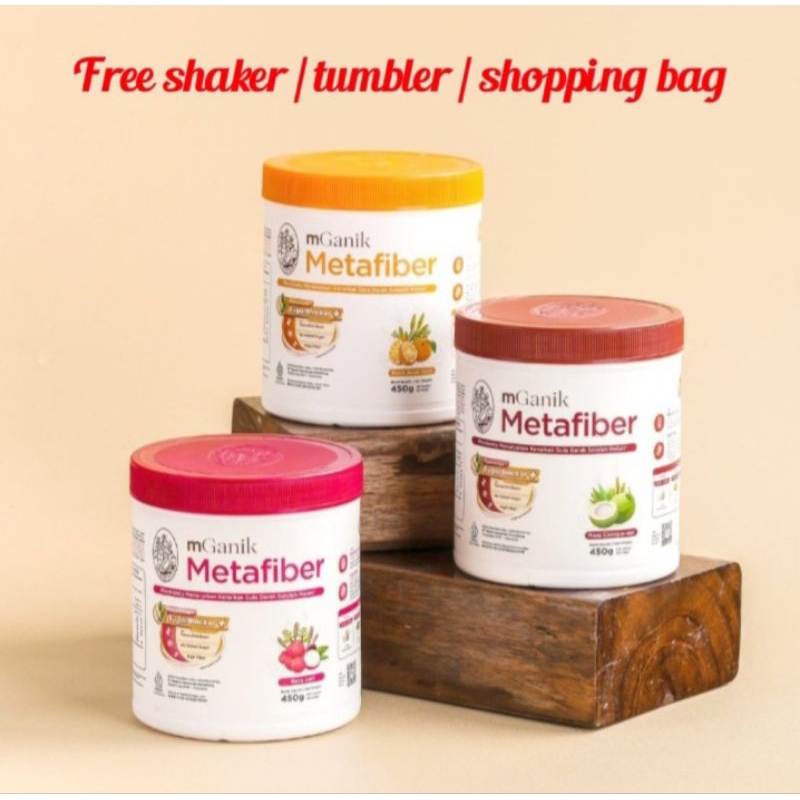 Jual MGANIK METAFIBER 450 Gram (Original) 30 Serving Minuman Serat ...