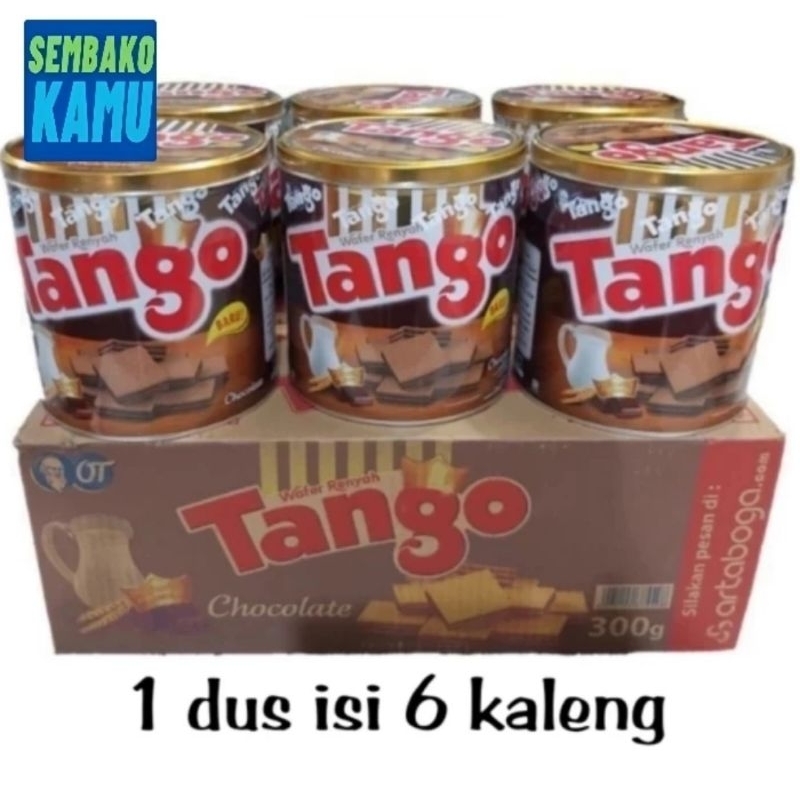 Jual Tango Wafer 300 gr Kaleng - 1 Dus Isi 6 pcs | Shopee Indonesia