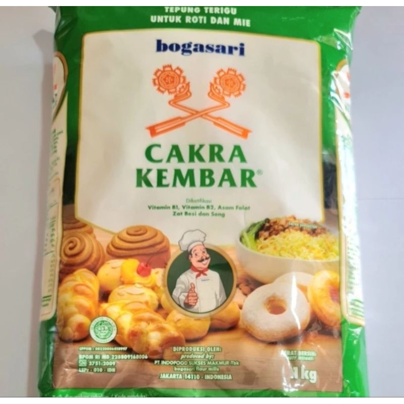 Jual Tepung Terigu Cakra Kembar 1kg | Shopee Indonesia