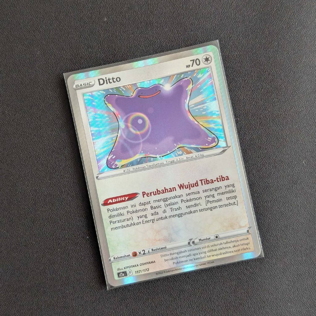 Jual Ditto Holo s12a VSTAR Semesta Pokemon TCG Indonesia | Shopee Indonesia
