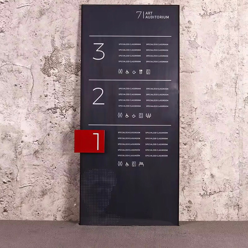 Jual Papan direktori petunjuk lantai floor sign penanda gedung kantor ...