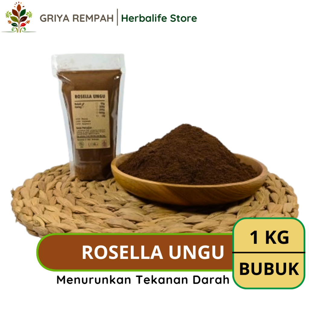 Jual ROSELLA UNGU BUBUK 1 KG Rosela Asam Kumbang Rempah Herbal ...