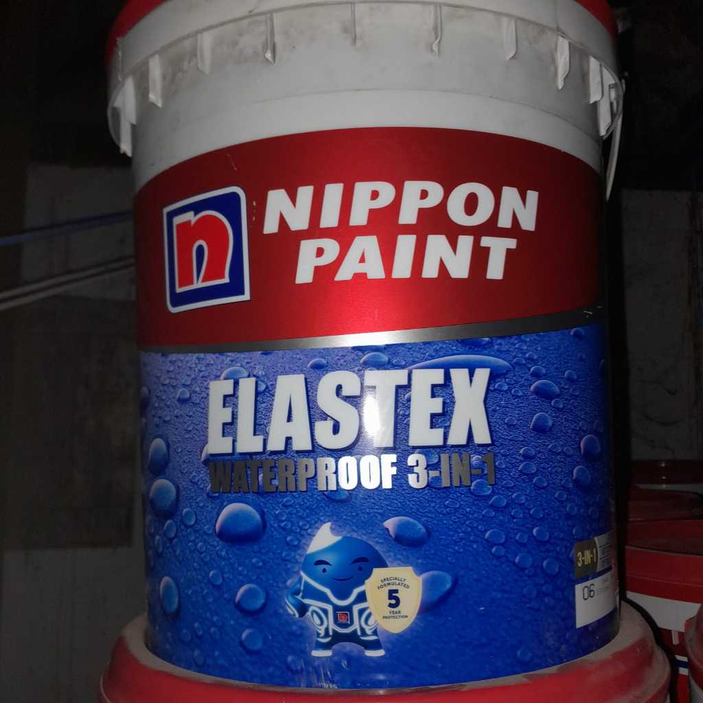 Jual Cat Pelapis Anti Bocor Elastex Waterproof 3-in-1 Pail | Shopee ...