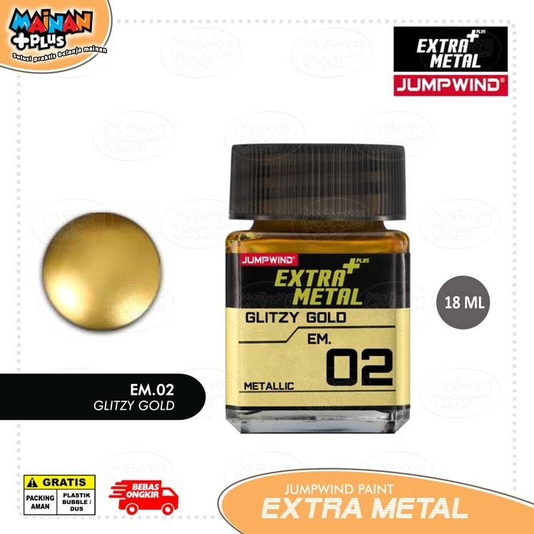 Jual JUMPWIND EXTRA METAL EM02 GLITZY GOLD Cat Gunpla Model Kit Paint ...