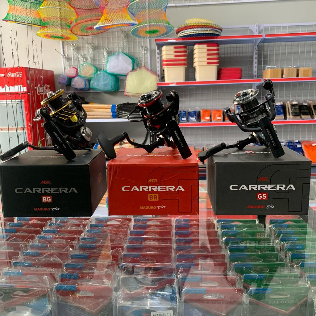 Jual Reel MAGURO CARRERA BG/BR/GS 1000 2000 3000 4000 5000 6000 Power Handle Reel Kolam Dan Reel ...
