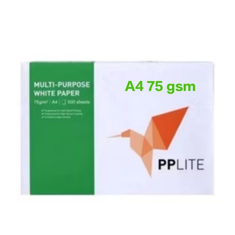 Jual Kertas HVS Putih A4 75 gsm PP Lite (per rim) | Shopee Indonesia