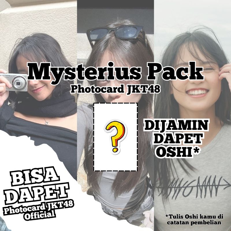 Jual Photocard JKT 48 Mysterious Pack Bisa Dapet Official Card ...