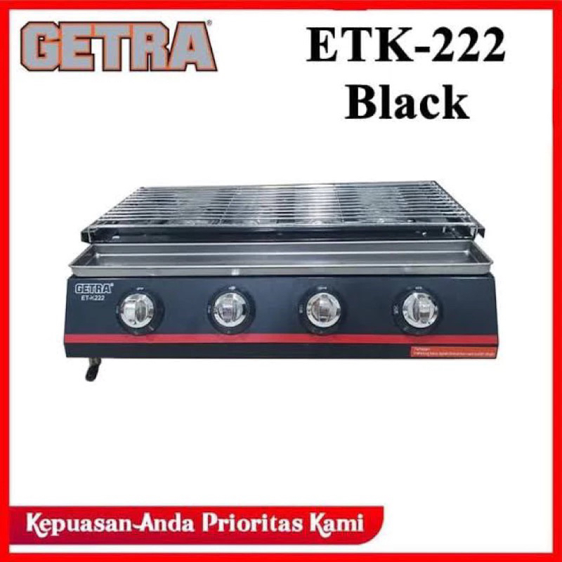 Jual Getra Kompor Panggang kompor bakaran Kompor grill 4 Tungku Getra ...