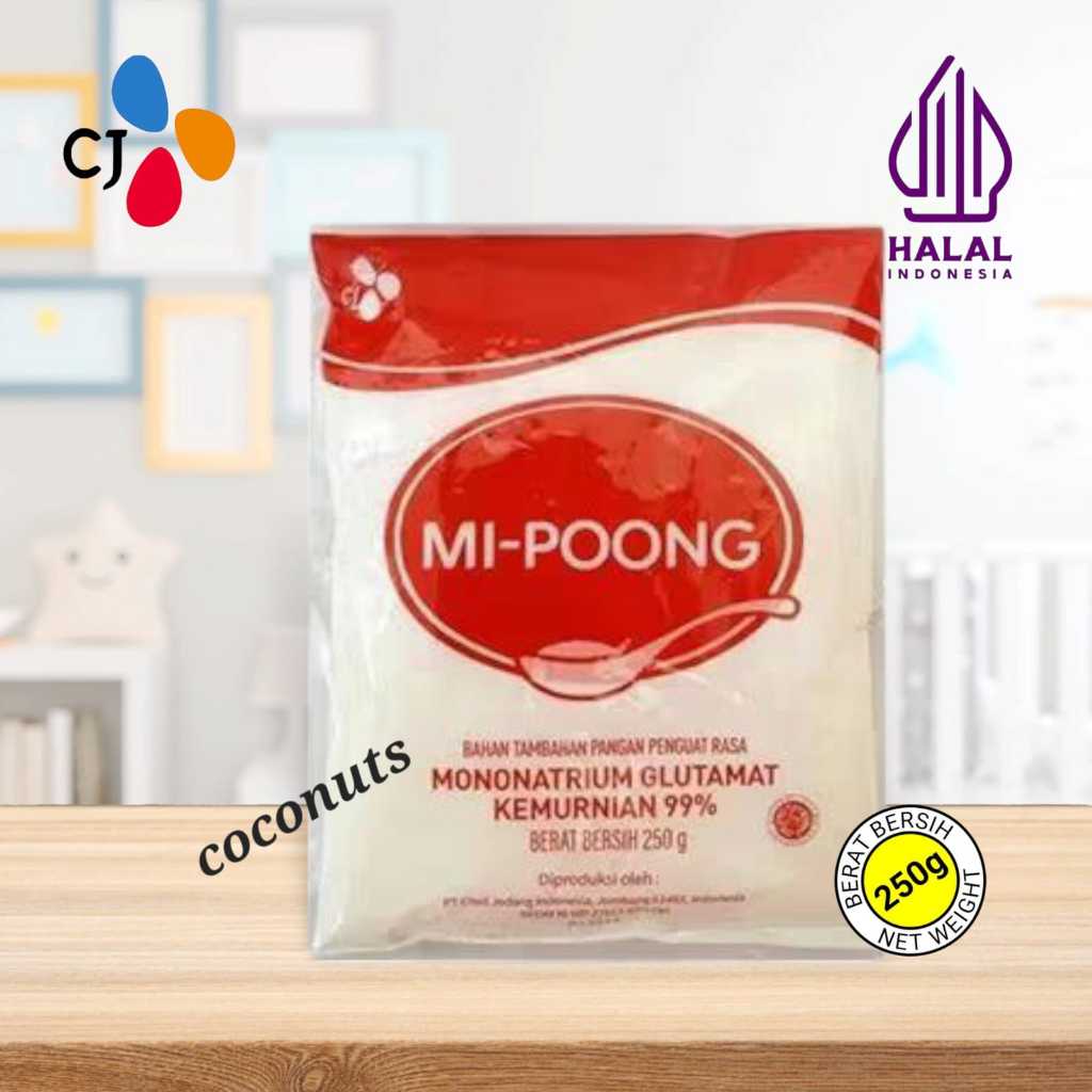 Jual CJ MI-POONG - Bahan Tambahan Pangan Penguat Rasa MSG Halal 250Gr / 1kg | Shopee Indonesia