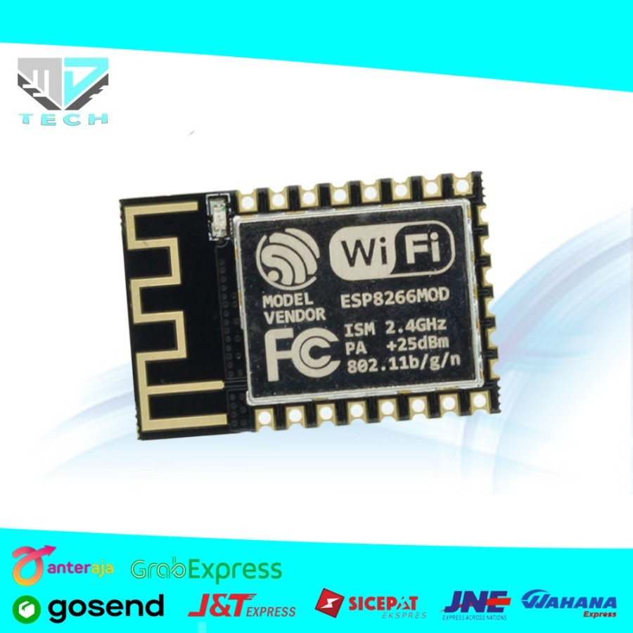Jual Versi Baru ESP-12F ESP8266 remote serial Port WIFI wireless module | Shopee Indonesia