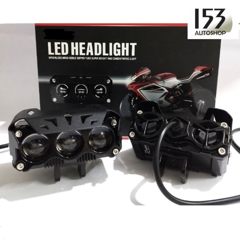 Jual LED Projie Laser 3 Mata (2pcs) | Shopee Indonesia