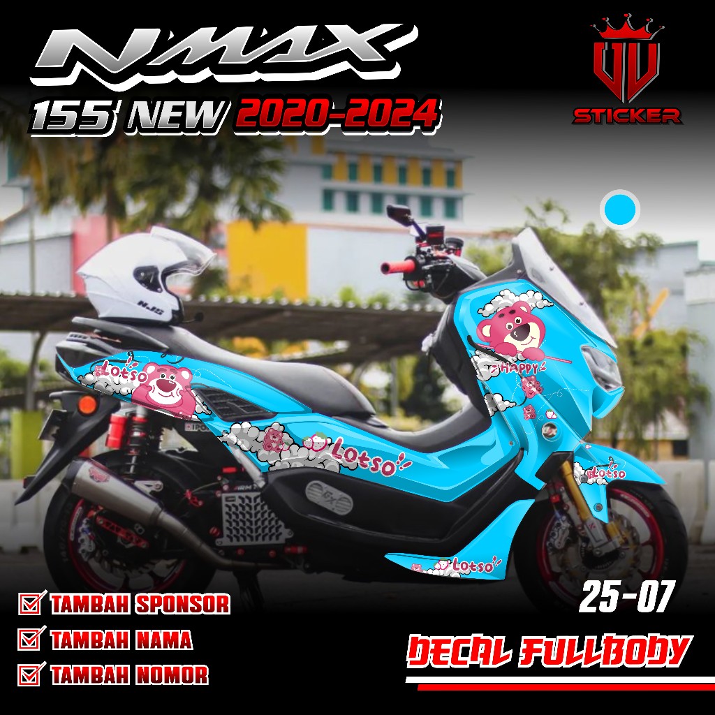 Jual Sticker Decal Full Body Yamaha NMAX NEW 155 CONNECTED 2020 2021 ...