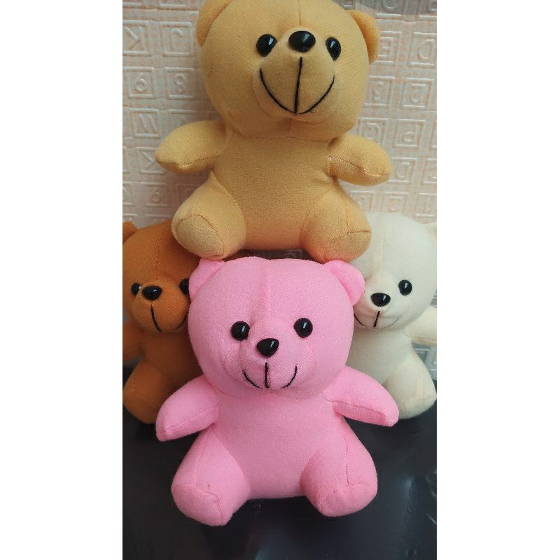 Jual Boneka Bear Boneka Teddy Polos spesial promo ukuran 15cm | Shopee ...