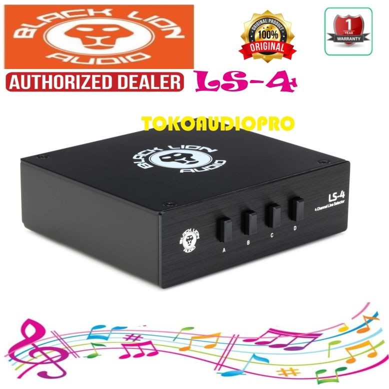 Jual Black Lion Audio LS-4 Line Selector BLA LS4 Ampli Selector ...