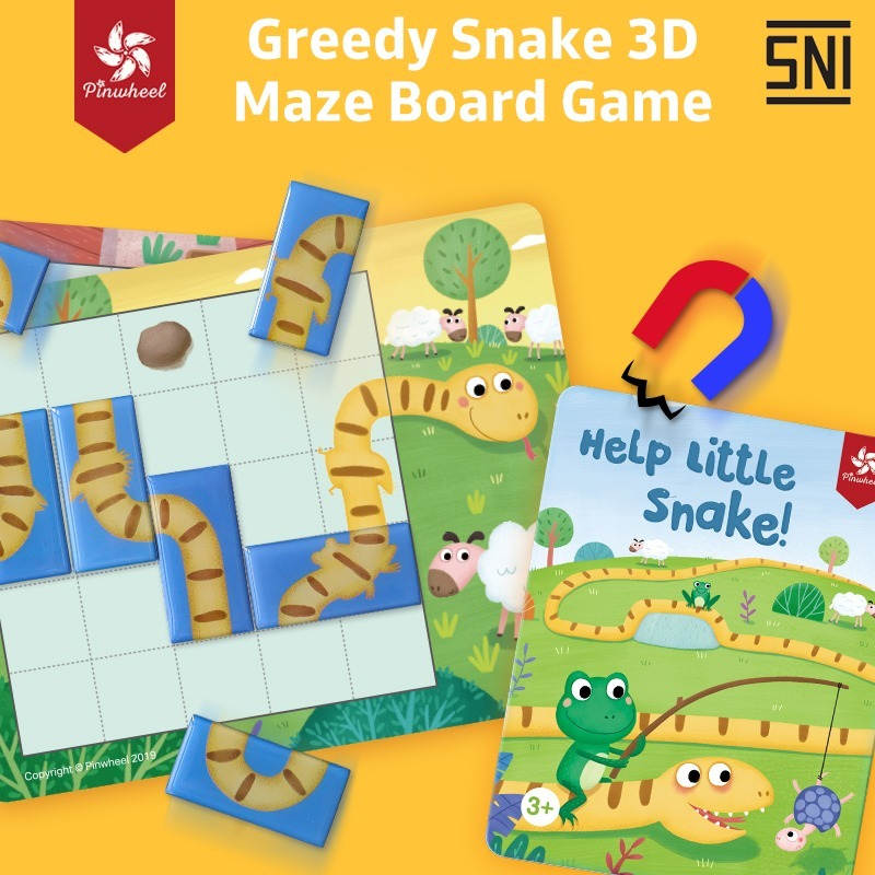 Jual Pinwheel Help Little Snake Logic Game Path Planning Toys ...