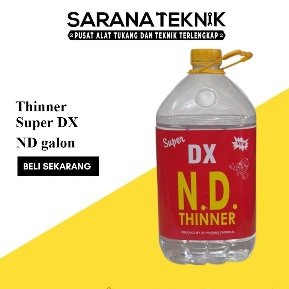 Jual [SARANA TEKNIK] THINNER DX ND SUPER KOMPAN / Thinner Super DX Galon / Thinne Super DX ...