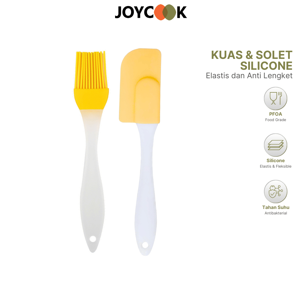 Jual JOYCOOK Kuas Bumbu Solet Silikon Anti Panas dan Leleh untuk Bakar ...