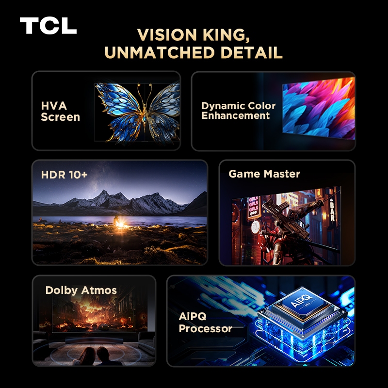 Jual TCL Next Gen QLED 43 inch T6C - 4K Google TV - HVA Panel - HDR 10 ...